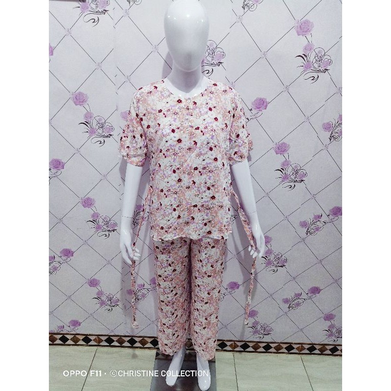 Jual PIYAMA ONE SET/PIYAMA BUSUI MOTIF TIE DYE BAHAN KATUN RAYON ...