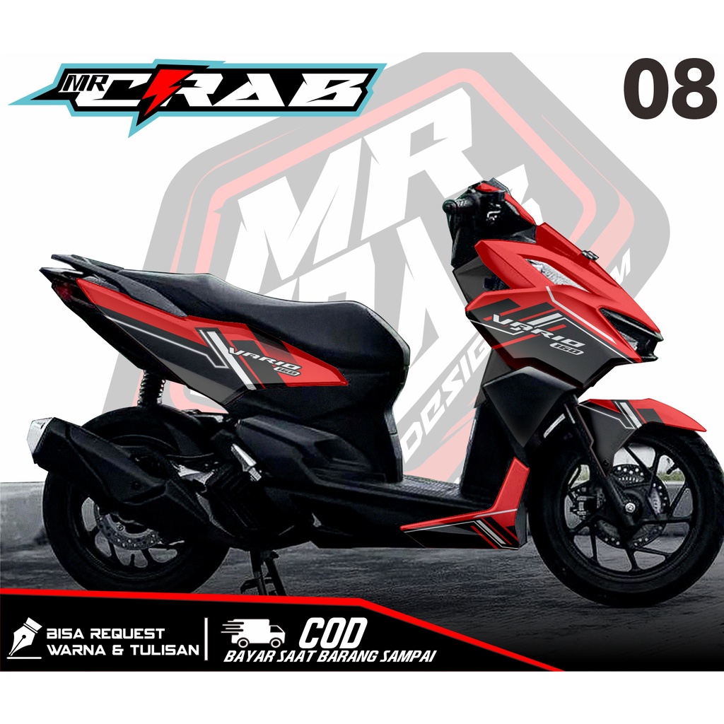 Jual STIKER DECAL HONDA VARIO 160 Fullbody-DECAL VARIO 160 DESIGN NEW ...