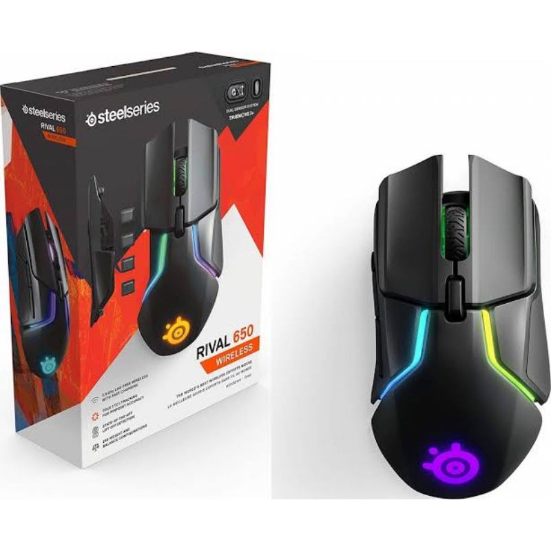 Jual SteelSeries Rival 650 Wireless Gaming Mouse | Shopee Indonesia