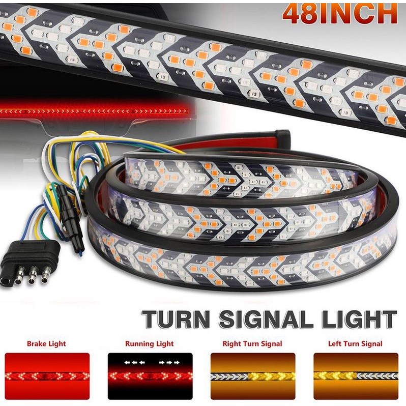 Jual Lampu LED BAGASI PANAH mobil running sein drl 12-24 Volt 1.2M ...