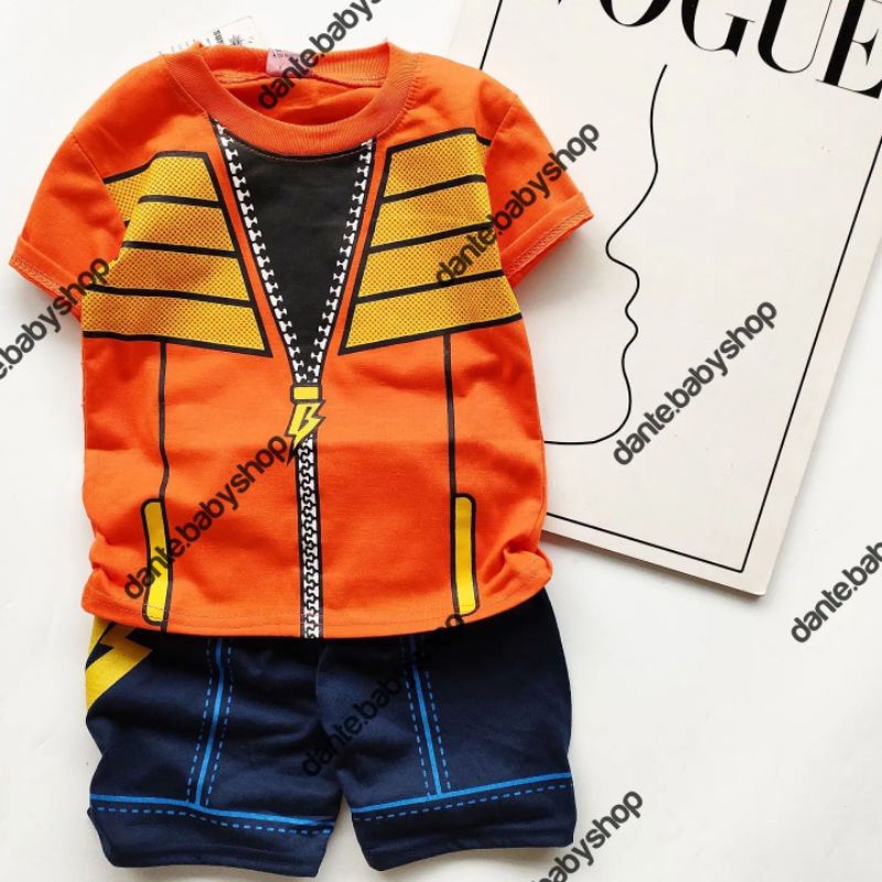 Jual SETELAN KOSTUM BOBOIBOY ANAK LAKI LAKI API/AIR/DAUN/ORI/PETIR ...