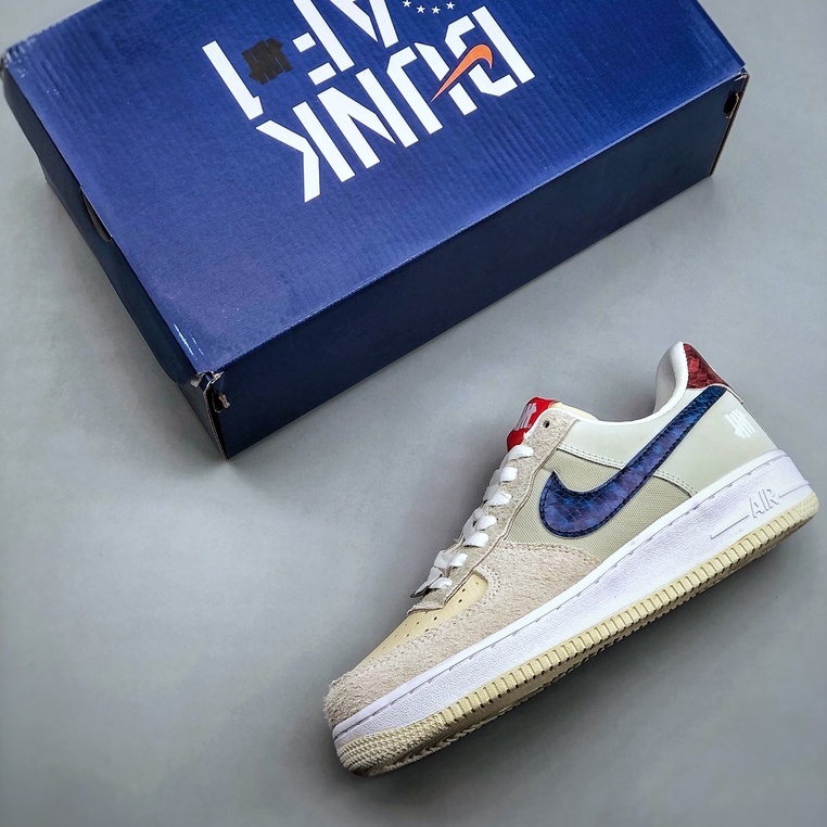 Jual Sepatu Undefeated X Nike Air Force 1 Low Grey Original BNIB full ...