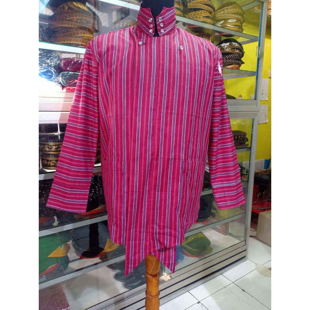 Jual Baju Adat Tradisional Keraton Jawa Surjan Lurik Garapan Premium Alusan EN0208 | Shopee ...