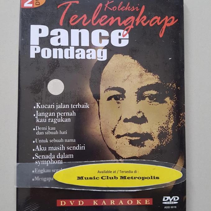 Jual DVD KARAOKE PANCE F. PONDAAG - KOLEKSI TERLENGKAP VOL.1 (2DVD ...