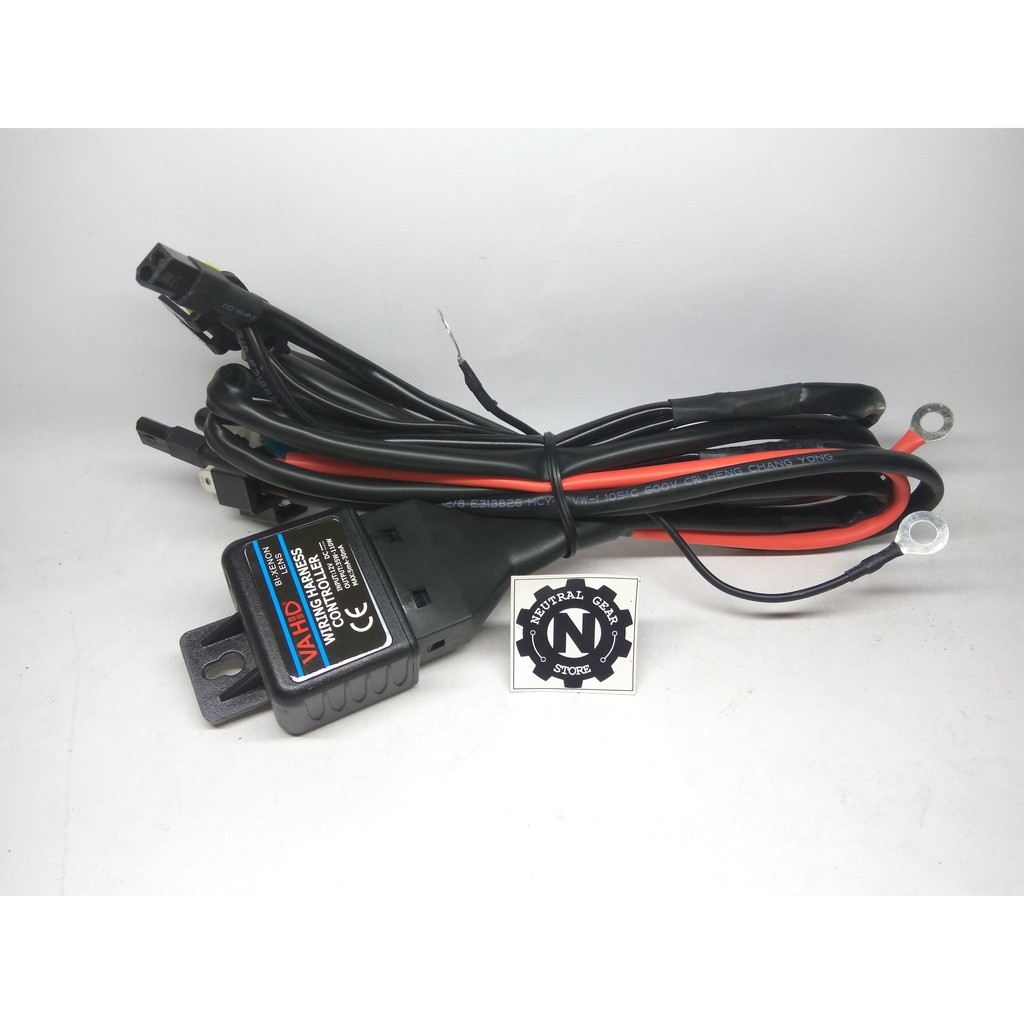 Jual Kabel Relay Set HID Cabang 2 Mobil Motor Input H4 Projie Universal ...