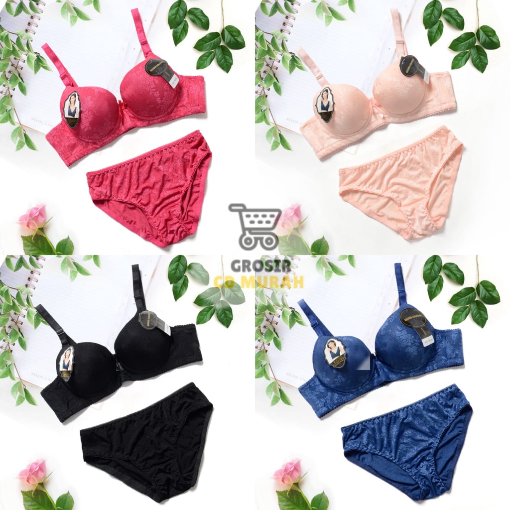 Jual Bra Set/Bra Import Harian Satu Set CD Ada Kawat | Shopee Indonesia