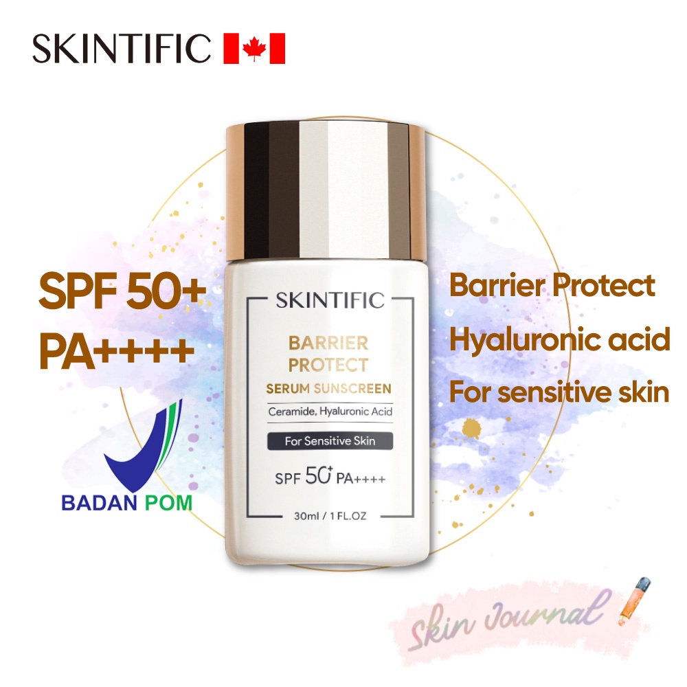 Jual SKINTIFIC BARRIER PROTECT SUNSCREEN SPF50 PA++++ 30ML | Shopee Indonesia