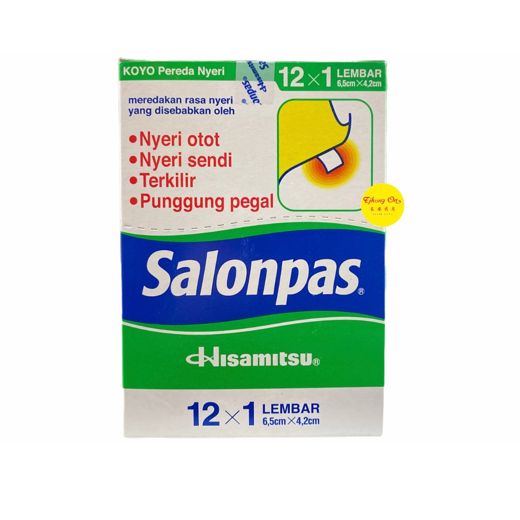 Jual Salonpas Koyo Biru Pegal Linu Encok Sendi Isi 10 Sachet x 12 ...