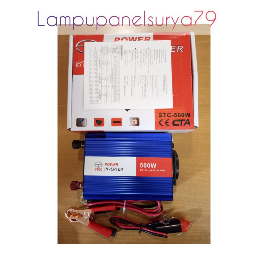 Jual Power Inverter STEC STC DC to AC 500Watt 12V, 500W Modif | Shopee ...