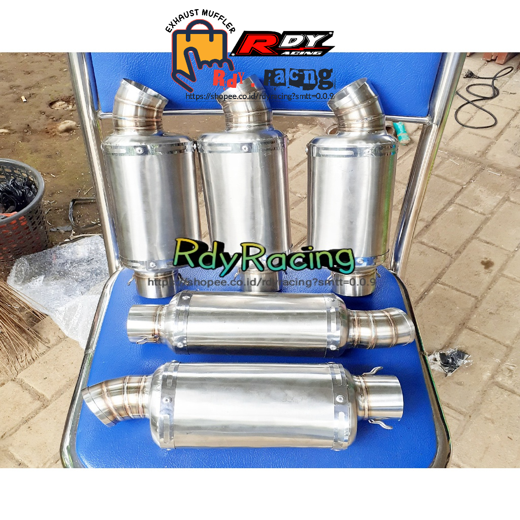 Jual Knalpot silencer oval / inlet 50mm / Selencer knalpot racing suara ...
