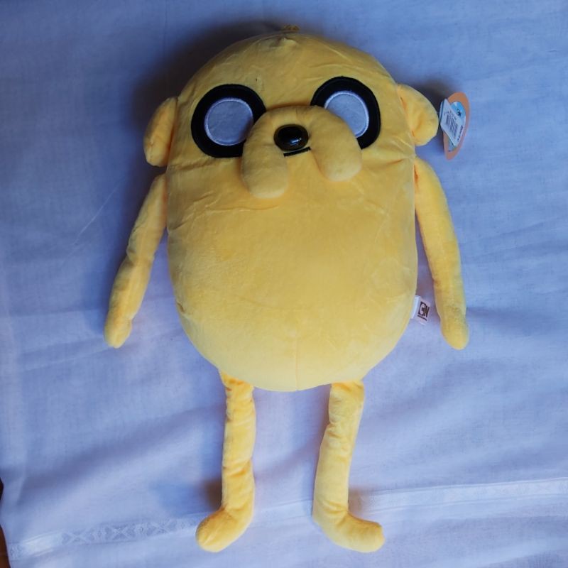 Jual boneka plush doll jake advanture time ori cartoon network 30cm ...