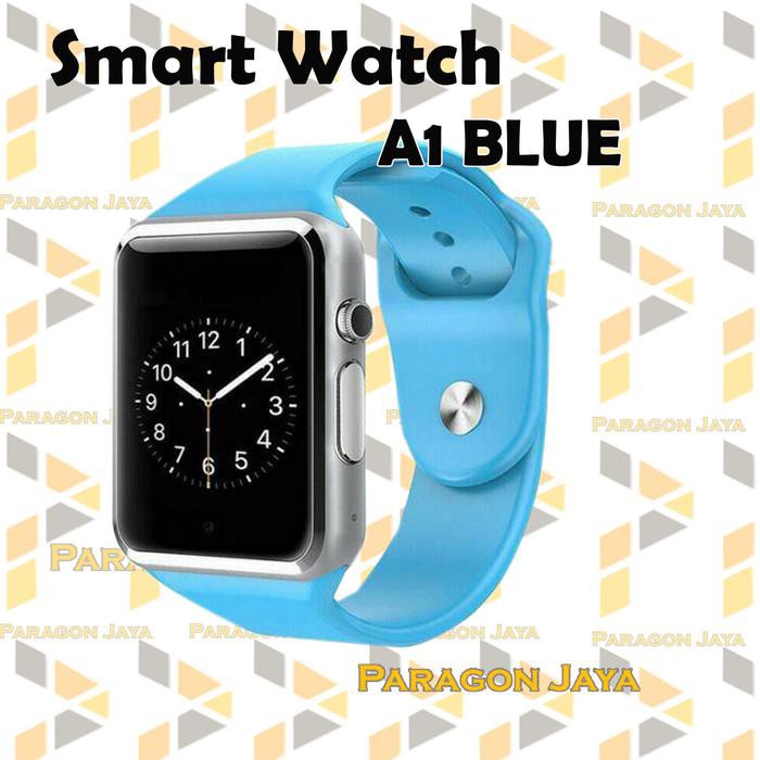 Jual Smart Watch A1 / Smartwatch U10 Blue Biru Simcard Micro Memory ...