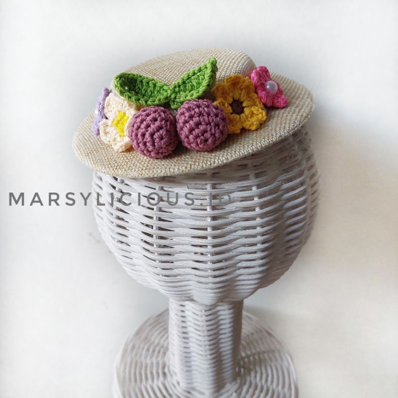Jual Marsylicious : Headband / Hairpin - Taylor Hat (hiasan bandana dan ...