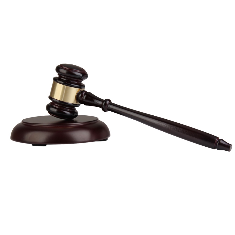 Jual ♕Handmade Wooden Auction Hammer for Lawyer Judge Handcrafted Gavel ...