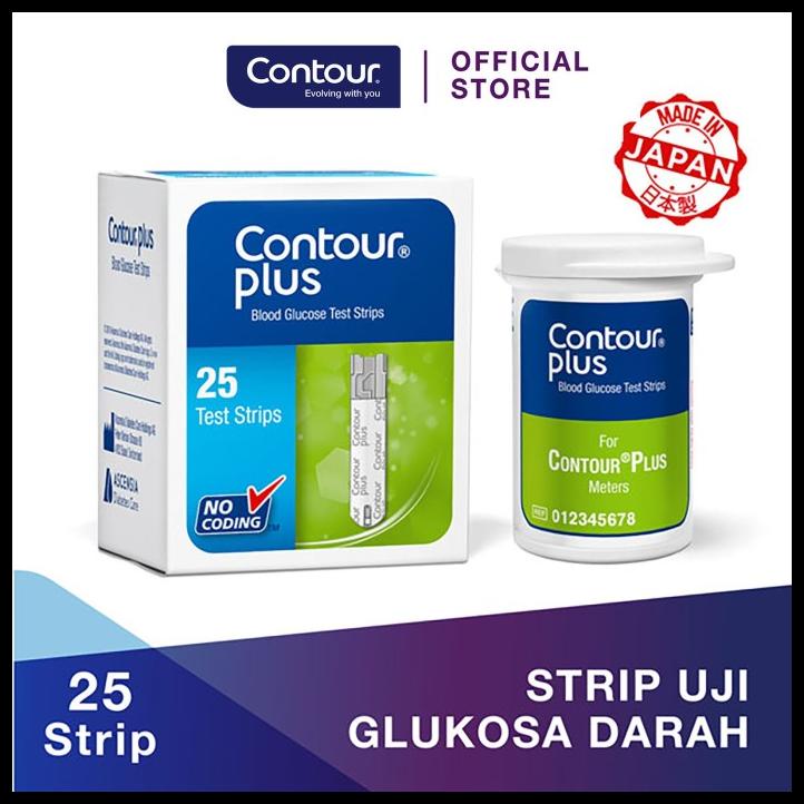 Jual Ascensia Diabetes Care - Contour Plus Strip Test Gula Darah 25 ...