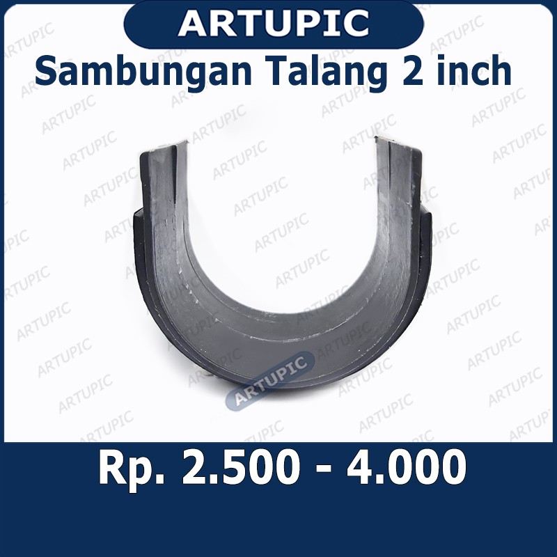 Jual Sambungan Talang 2" inch Setengah Lingkaran Talang Air 2 inch ...