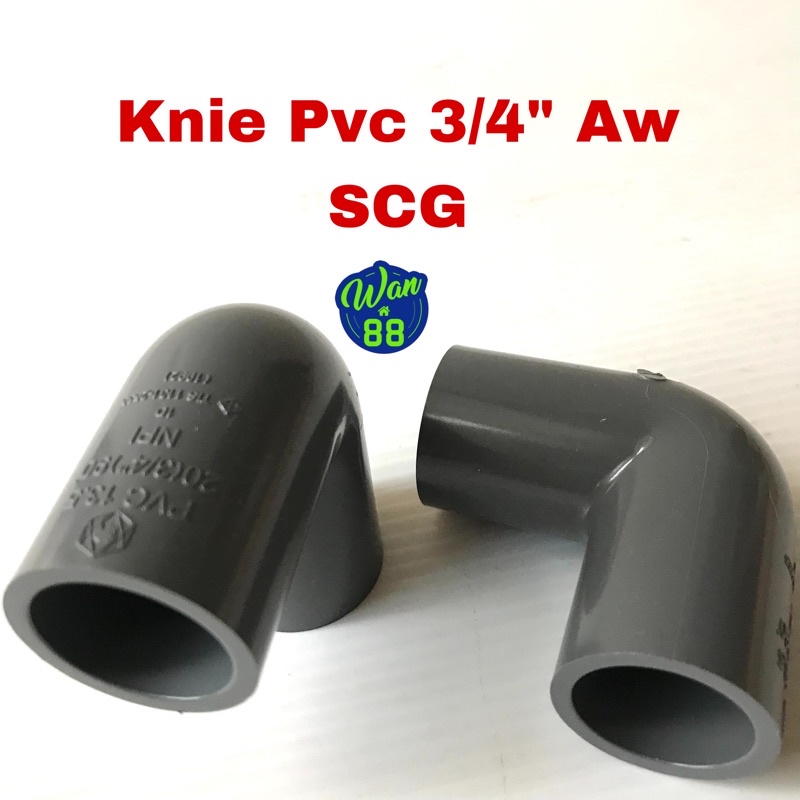 Jual Knie / Elbow PVC 3/4” AW SCG | Shopee Indonesia