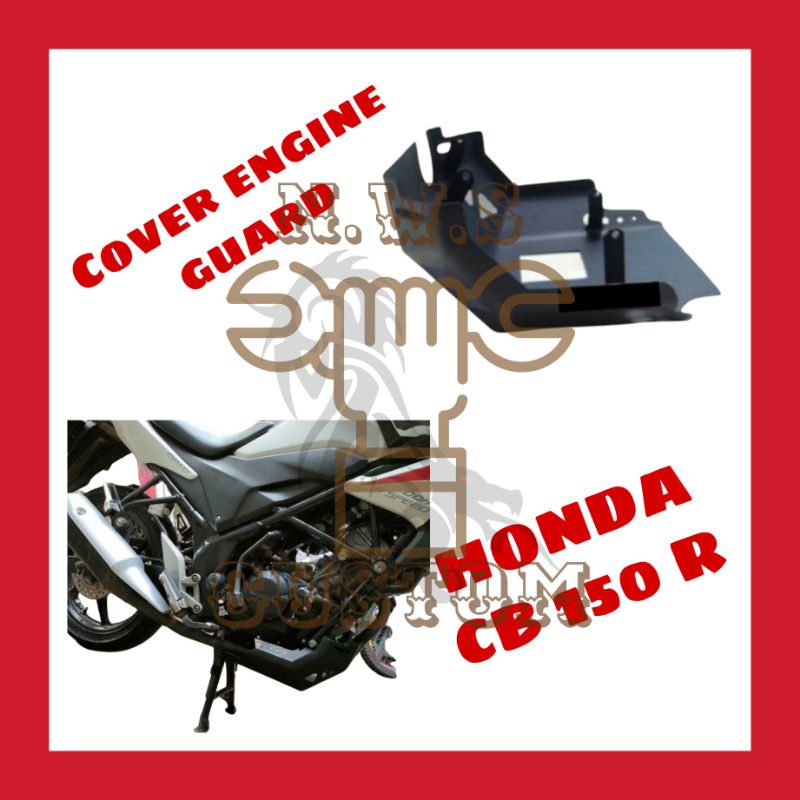 Jual COVER ENGINE GUARD SKID PLATE HONDA CB150R NEW & OLD. Skid plate ...