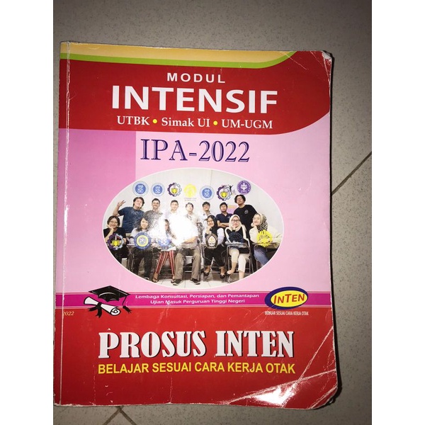 Jual Modul Intensif Inten Soal Utbk + Soal UM Saintek (Preloved ...