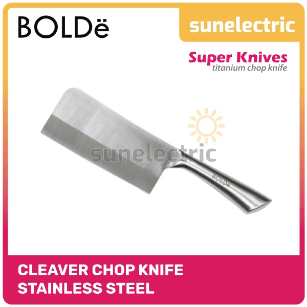 Jual BOLDE Super Knives Titanium Cleaver Chop Knife / Pisau Daging ...