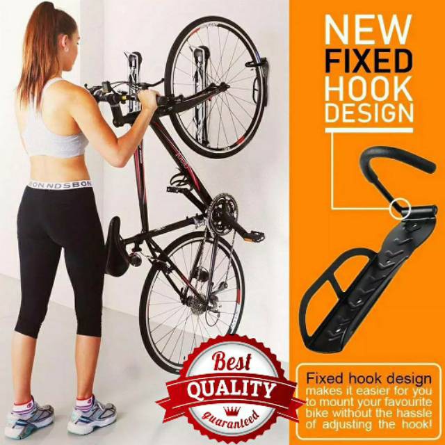 Jual Rak Sepeda Gantung Rak Sepeda Vertikal 30 kg murah | Shopee Indonesia