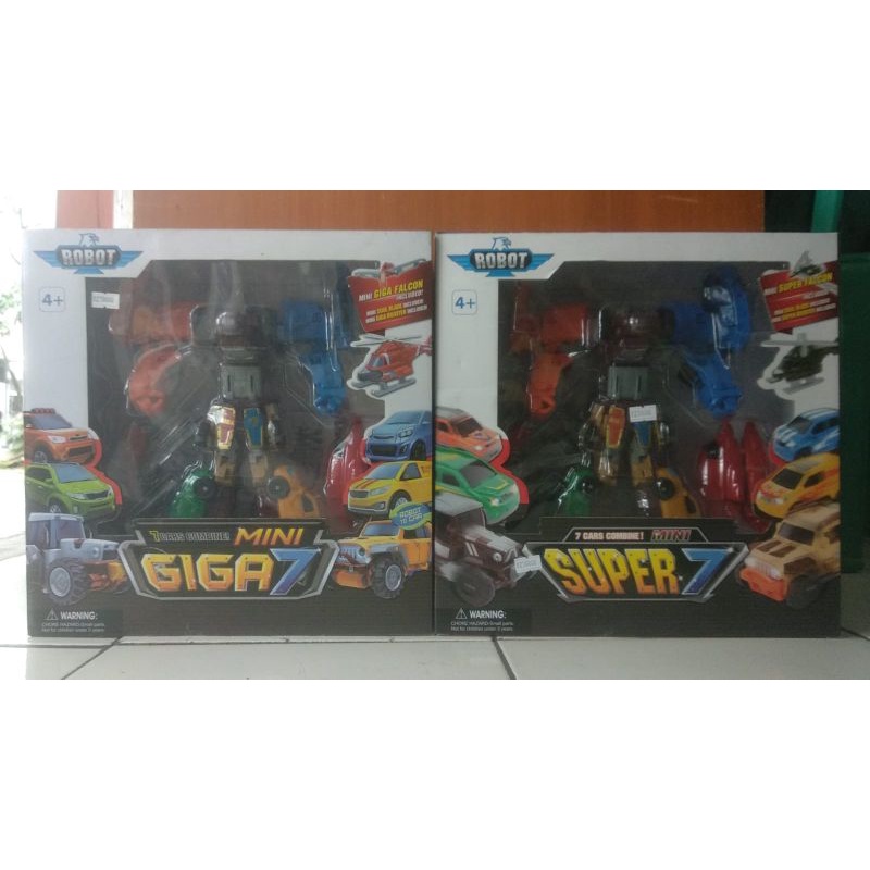 Jual Mainan anak Robot Mini giga 7 /super 7 | Shopee Indonesia