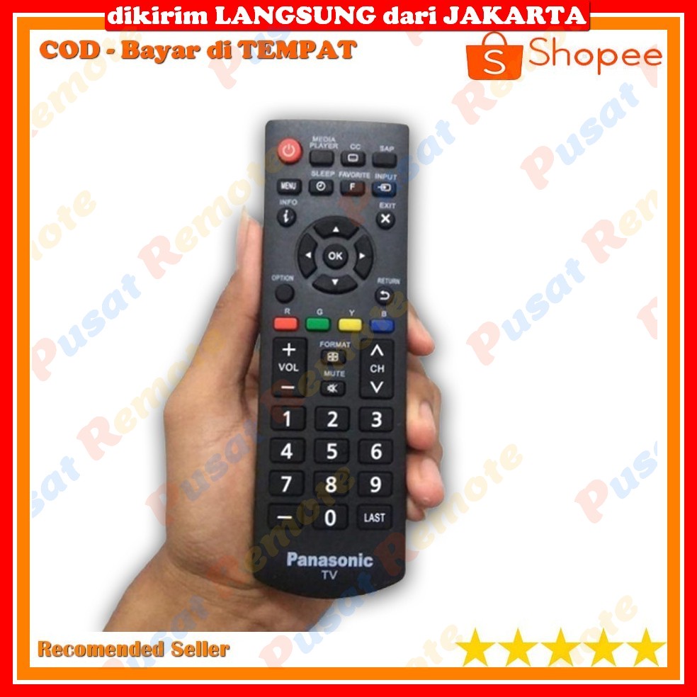 Jual Remot Remote TV PANASONIC N2Qayb Kualitas Grade Original Langsung Connect Barang Baru Dan ...