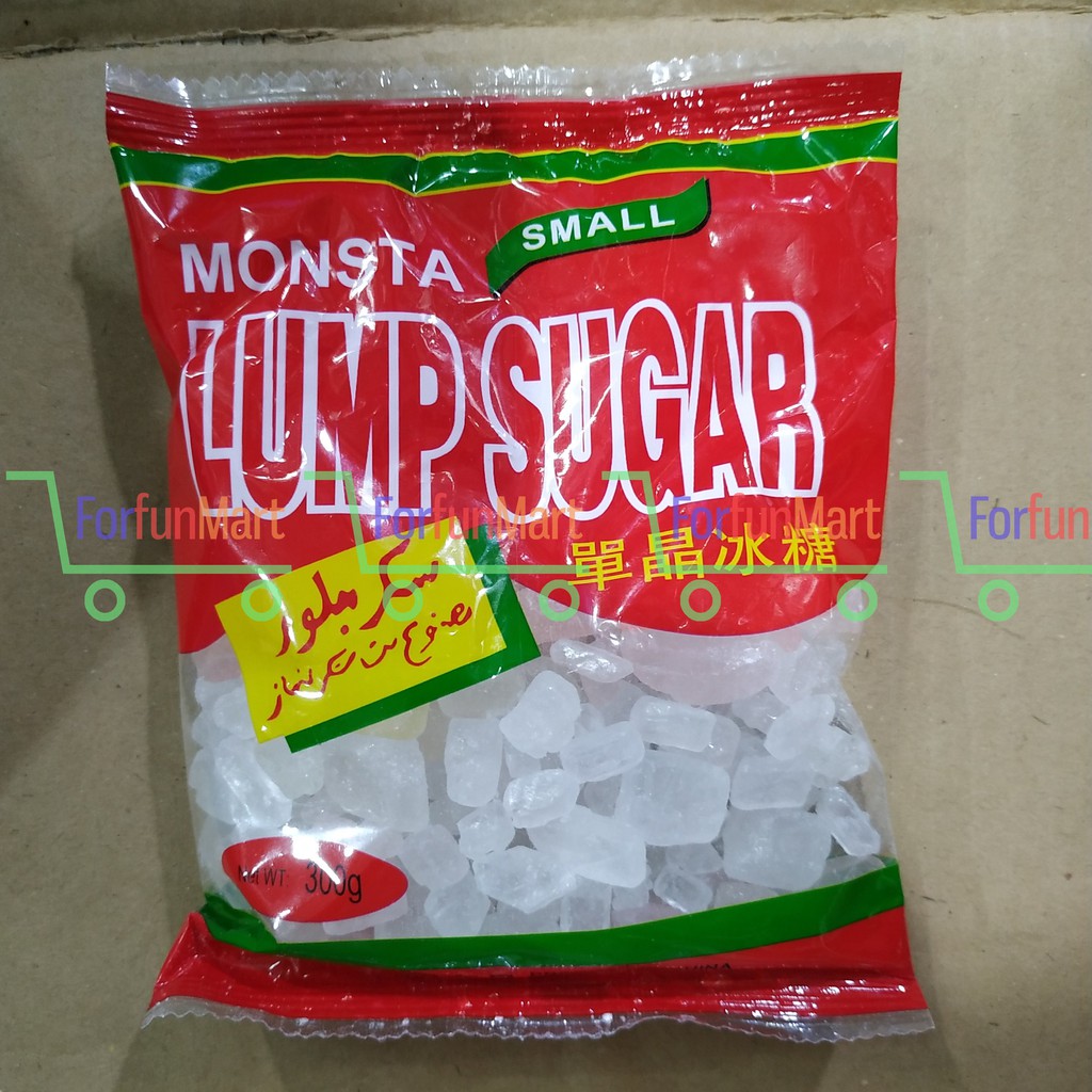 Jual Gula Batu Lump Sugar Monsta Sachet 300 gram | Shopee Indonesia