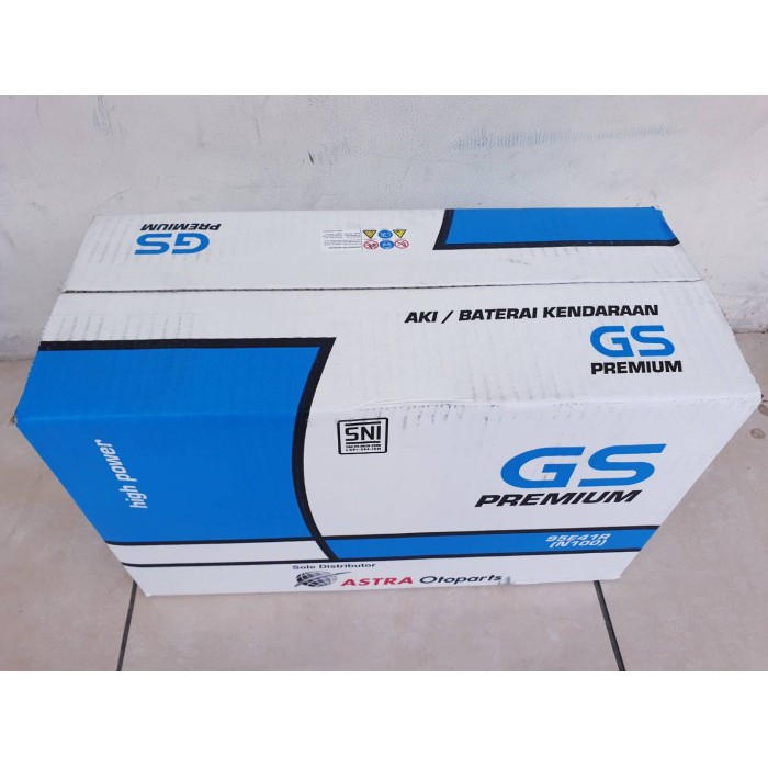 Jual AKI GS ASTRA PREMIUM N100 12V 100AH | Shopee Indonesia