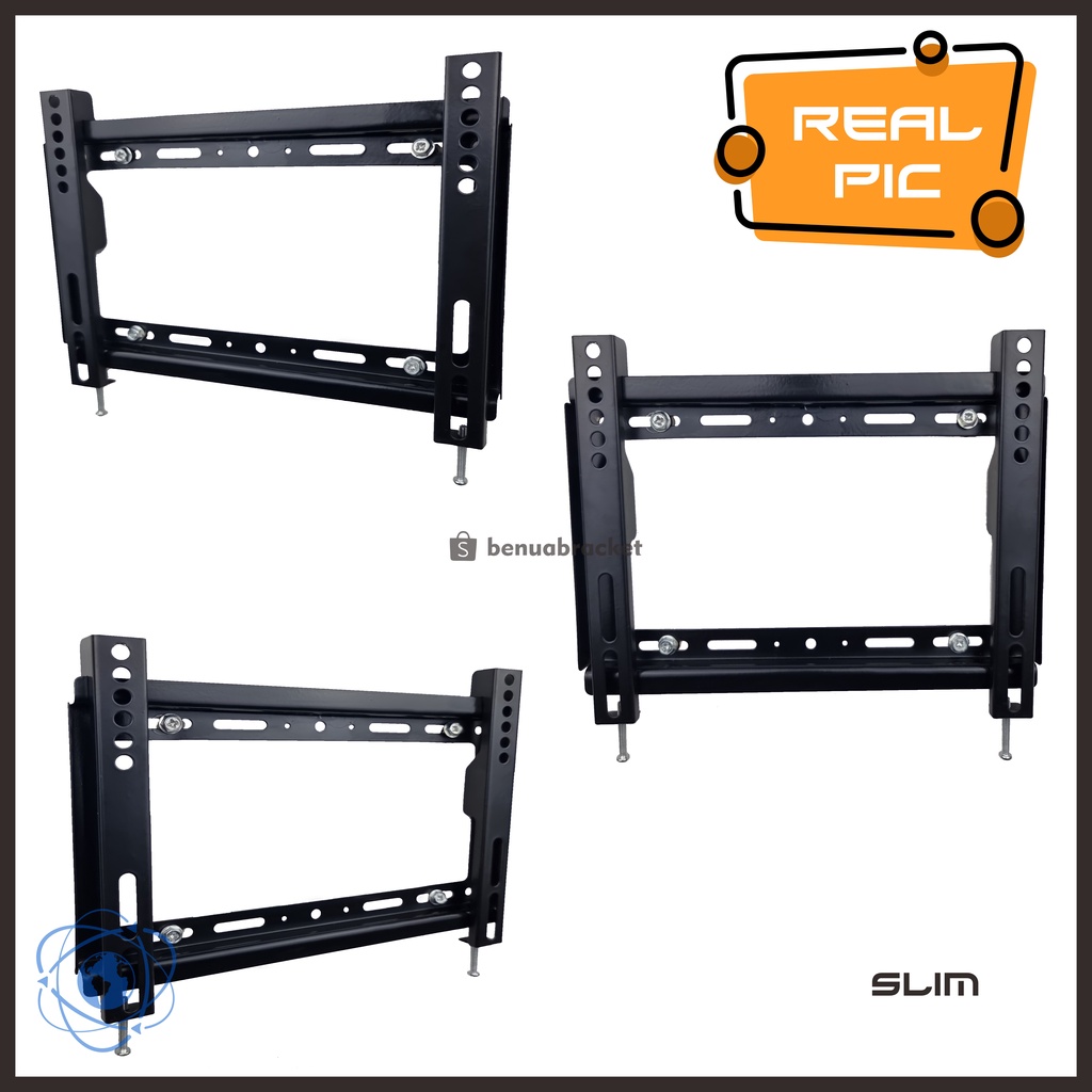 Jual Bracket TV LED LCD 32 40 43 24 21 29 17 14 Inch Dijamin Cocok 14 ...