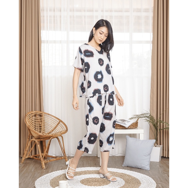 Jual YourFashion Baju Setelan Wanita Kekinian Terbaru Lucy One Set Rayon Viscose Premium Lengan ...