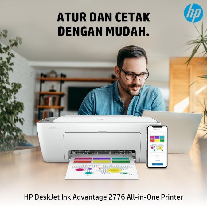 Jual HP Deskjet Ink Advantage 2776 All In One Printer Wireless Bluetooth | Shopee Indonesia