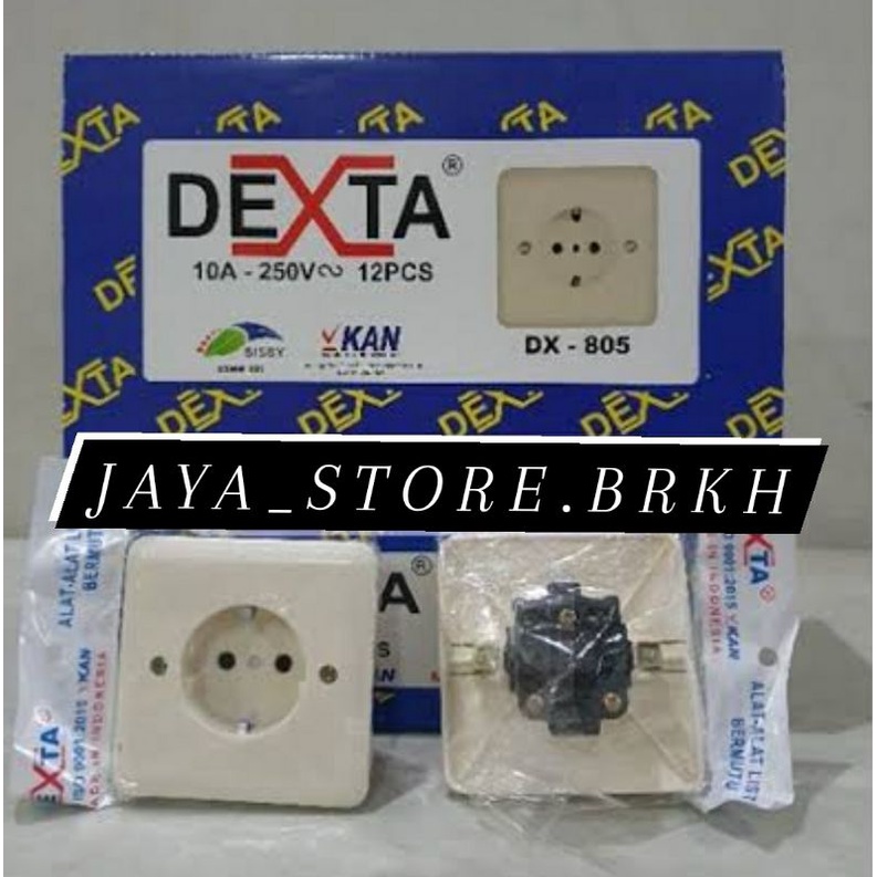 Jual IB Saklar Engkel Dexta Morgan/ Singel Switch / IB Stop Kontak Arde ...
