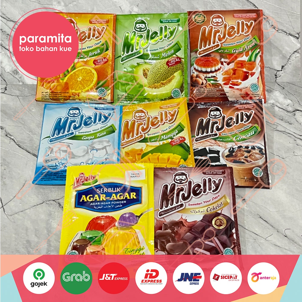 Jual Mr Jelly Agar Agar Cokelat / Gula Aren / Melon / Mangga / Jeruk ...