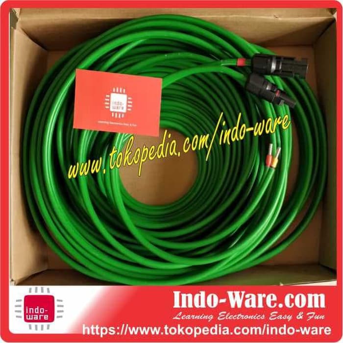 Jual Jual Kabel hijau 2x 2 5mm 25 Meter khusus buat Panel Surya cable ...