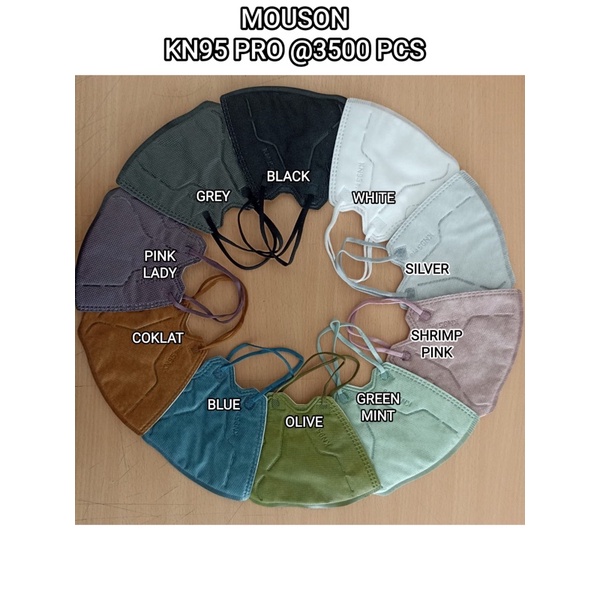 Jual MOUSON PRO MASKER 5 PLY ISI 10 PCS KN95 DISPOSABLE FACE MASK ...