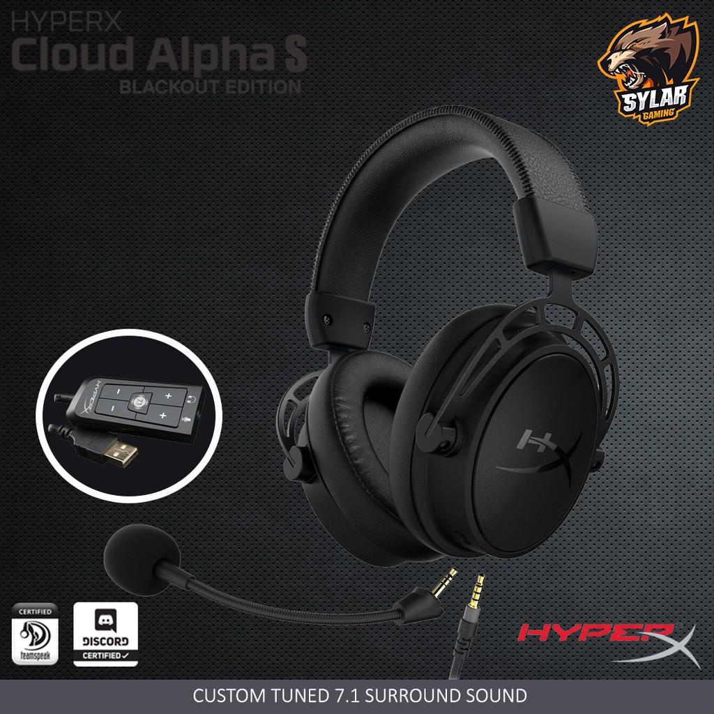 Jual HyperX Cloud Alpha S Blackout | Shopee Indonesia