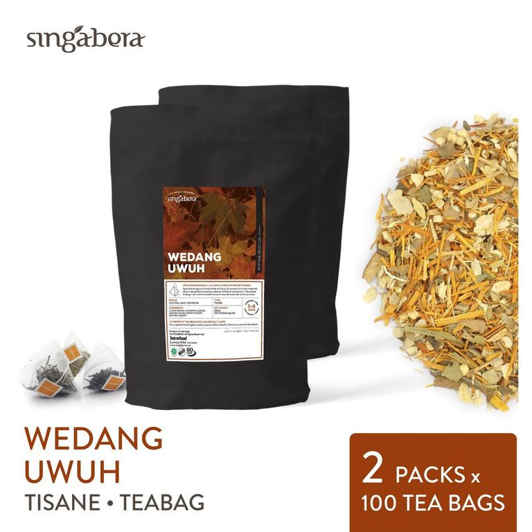 Jual Singabera Wedang Uwuh - Heritage selection (2 pouch @ 100 teabags ...