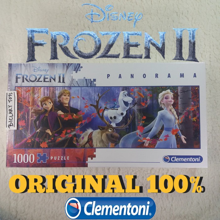 Jual Puzzle Clementoni Panorama Disney Frozen Elsa Anna Kristoff Olaf ...