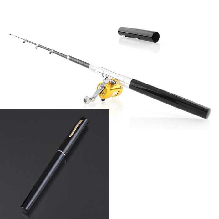 Jual Set Joran Pancing Pena Fish Pen Mini Antena Portable Extreme Rod 1 ...
