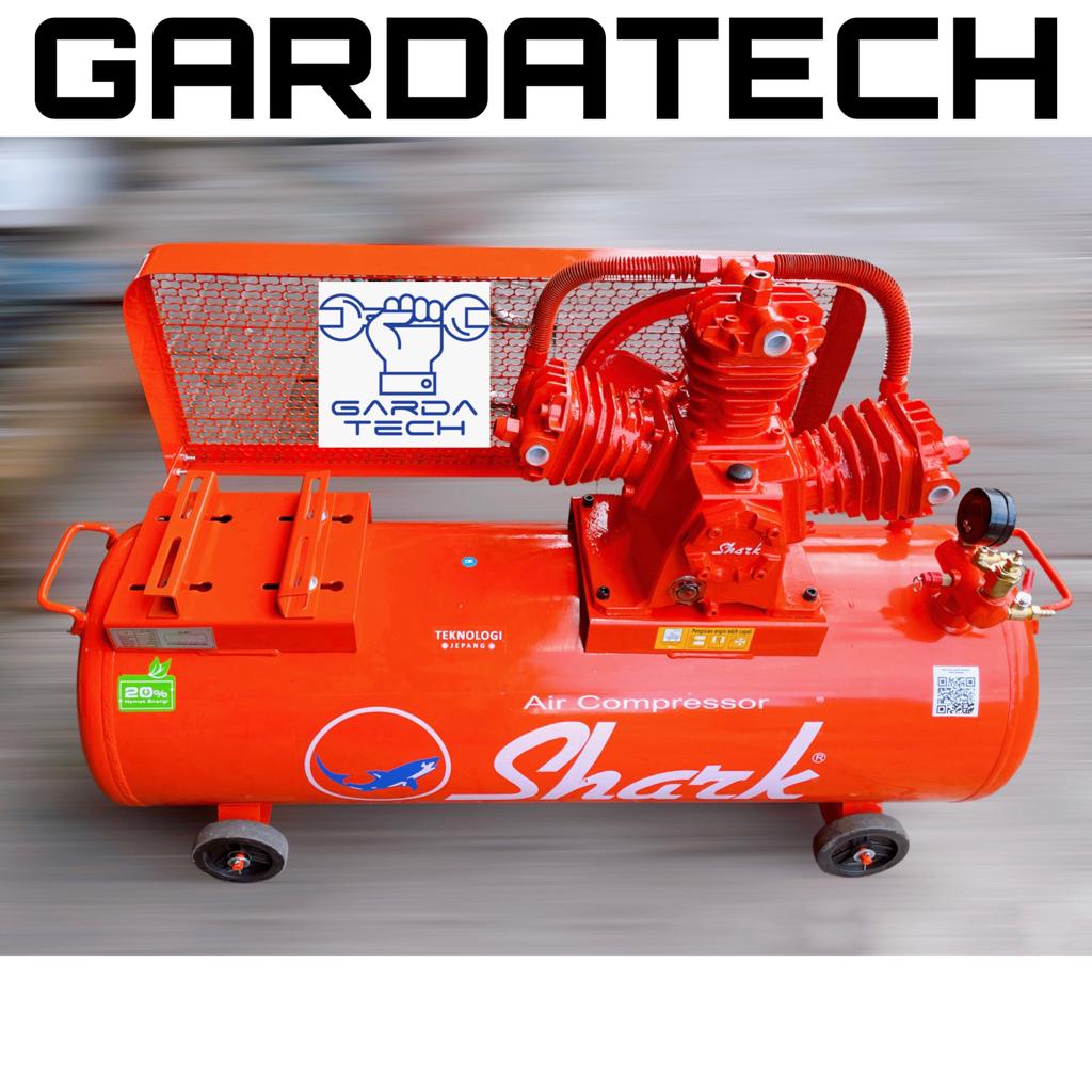 Jual Air Compressor Kompresor Angin Shark 2 HP (3 Piston) Unloading ...