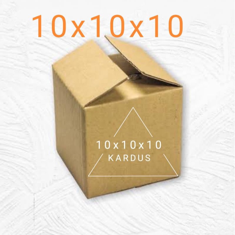 Jual Kardus Kecil Packaging 10x10x10 Craft Polos | Shopee Indonesia