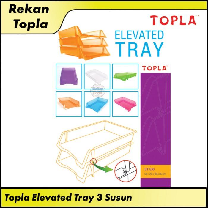 Jual Tempat File Dokumen / Rak Susun Dokumen Plastik / 3 Susun / Uk ...