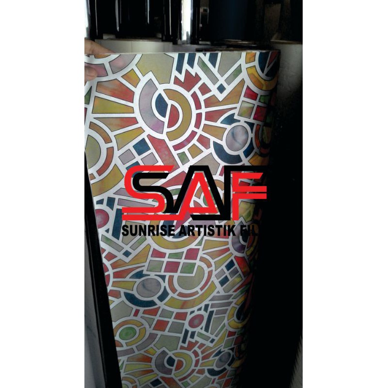 Jual sticker kaca film/stiker kaca sandblast motif abstrak/stiker kaca ...