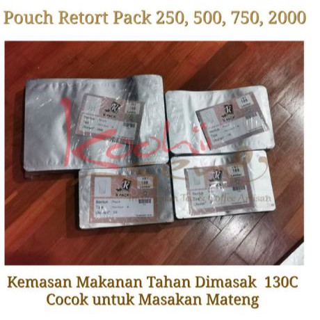 Jual Retort STD POUCH Kemasan Tahan Panas Alufoil Food Grade Packaging ...