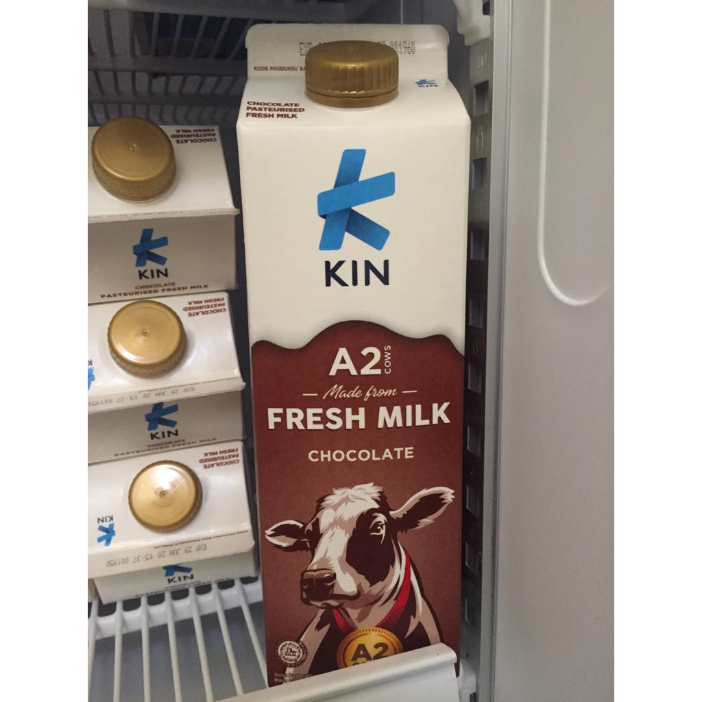 Jual TURUN HARGA!!! SUSU KIN 1L FRESH MILK FULL CREAM COKLAT | Shopee ...