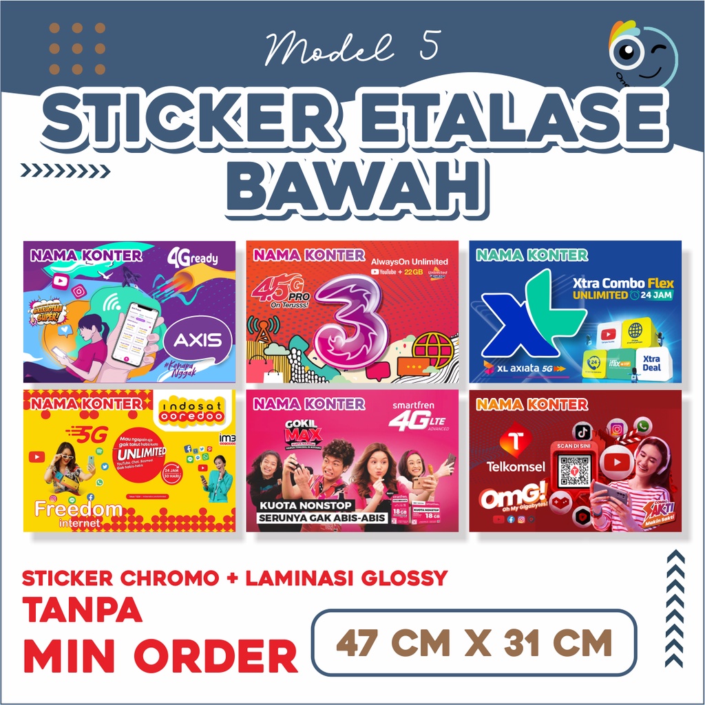 Jual Stiker Etalase Konter Bagian Bawah / Stiker Dekorasi Konter Model ...