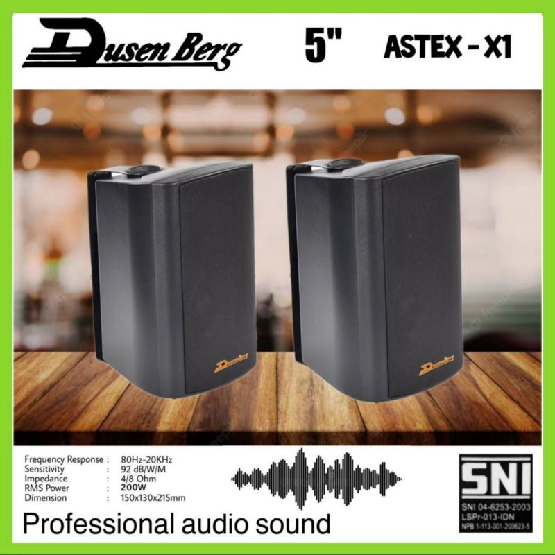 Jual Speaker Monitor DUSENBERG Astex X 1 , Speaker Pasif Wall 5 Inch ...