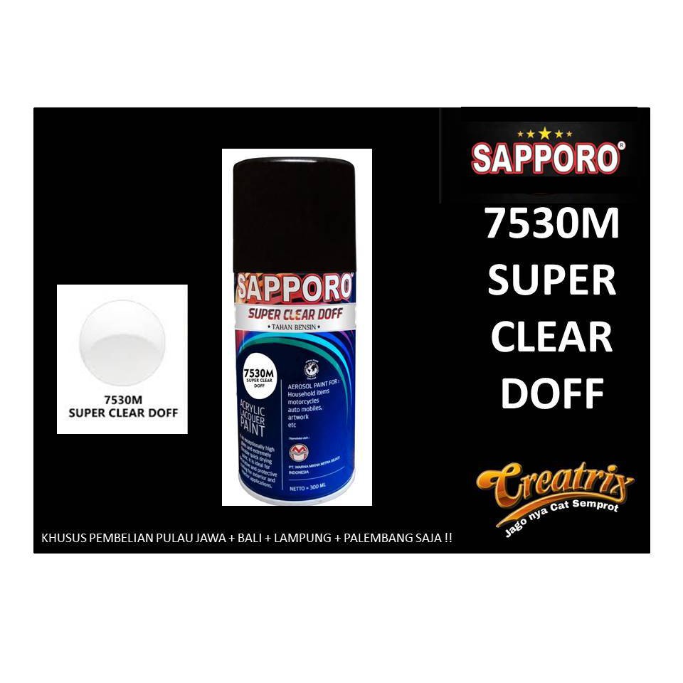 Jual Sapporo Super Clear doff 7530M / pernis doff / sapporo Spray 300 ...