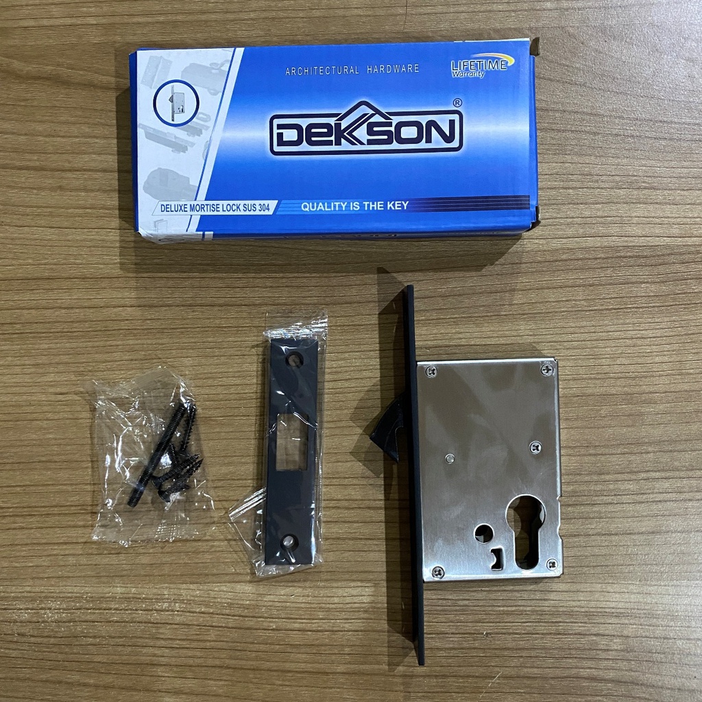 Jual MORTISE LOCK DEKKSON MTS SLD DL85100 MATT BLACK Lockcase Sliding 5 ...